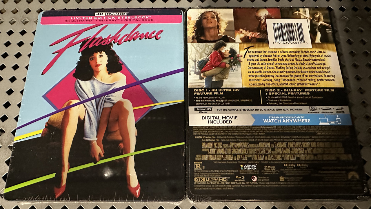 Flashdance 4K SteelBook (US) - Blu-ray Forum