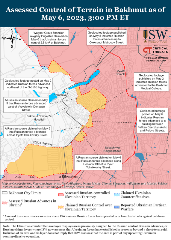 Bakhmut Battle Map Draft May 06 2023 — Postimages