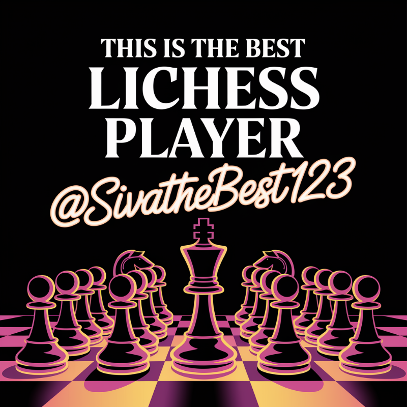 Sivathebest123 : Activity • lichess.org