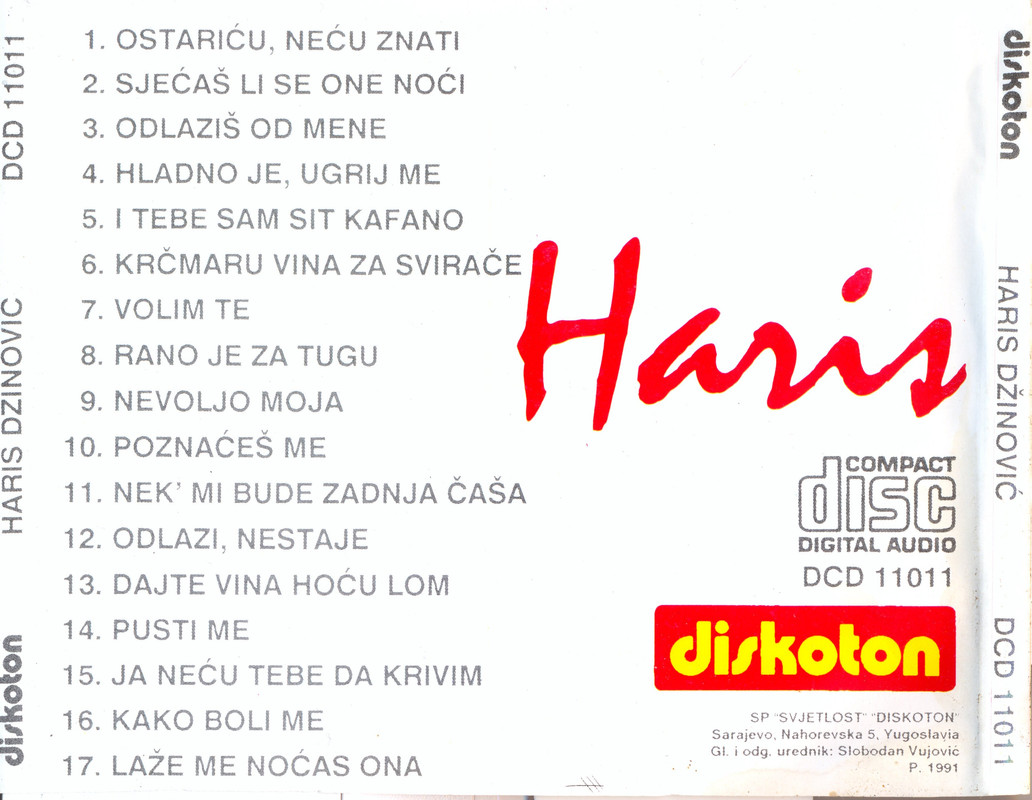 HARIZ DZINOVIC 1991 BEST'' — Postimages