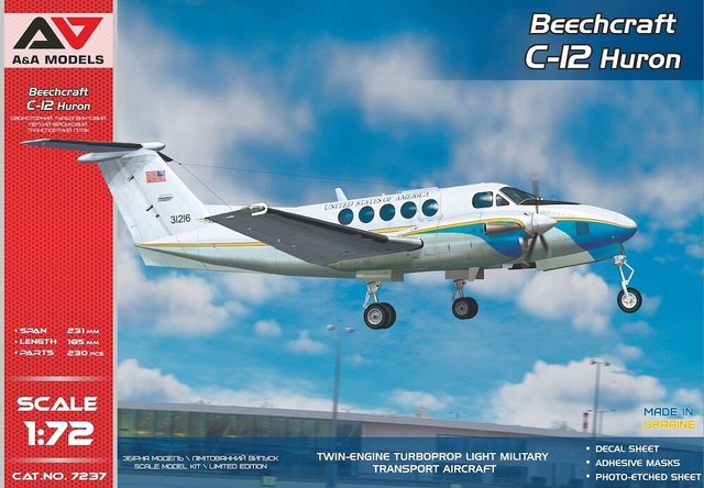 1/72 - Beechcraft 200 & 350 Super King Air & C-12 Huron by A&A Models - released - Page 4 - The ...