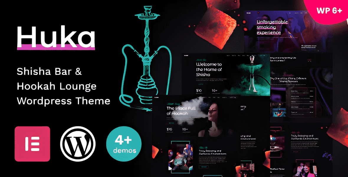 Huka - Shisha Bar & Hookah Lounge WordPress Theme – Bliter GPL