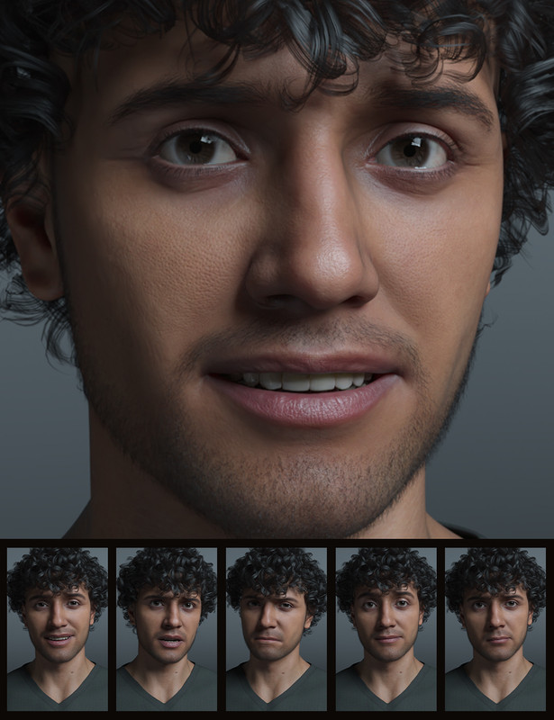 The Expression Collection For Michael 9 2026 - Free Daz 3D Models