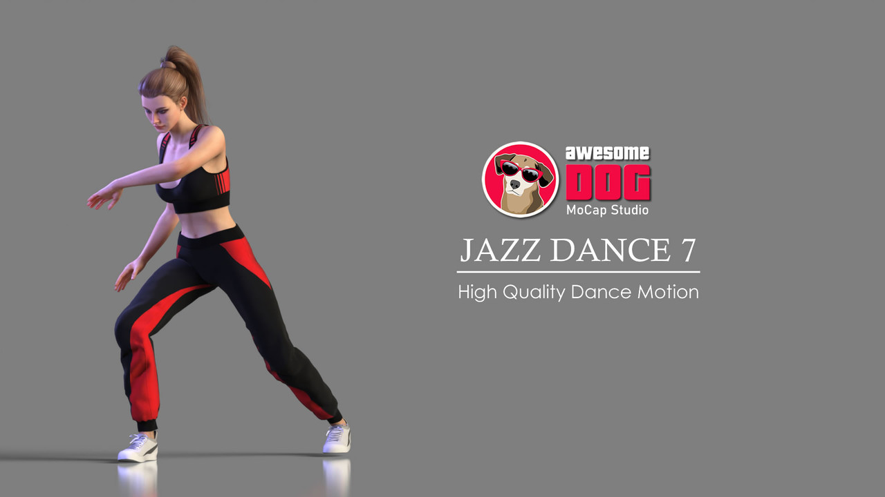 [ Reallusion Motion ] Jazz Dance 7 2026 - Free Daz 3D Models