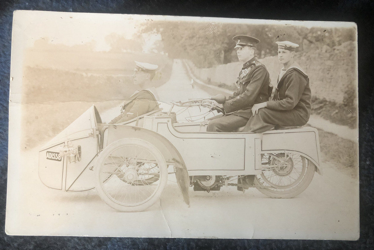Unidentified WW1 era 3 seater motorcycle combination - Motorcycles ...