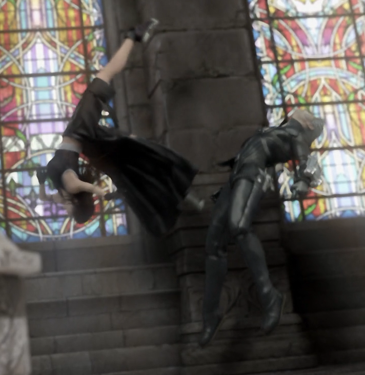 These FF7R play arts figures are SO good. From an aesthetic and ...