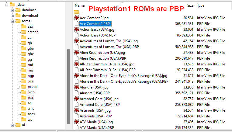 999 M18 files folders Playstation1 roms — Postimages