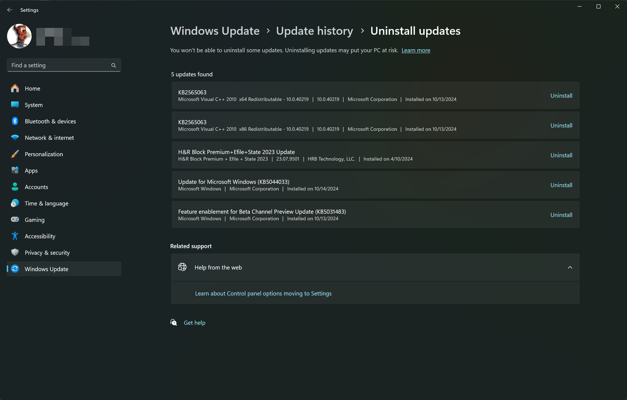 How does one force uninstall - 2024-10 Cumulative Update for .NET ...