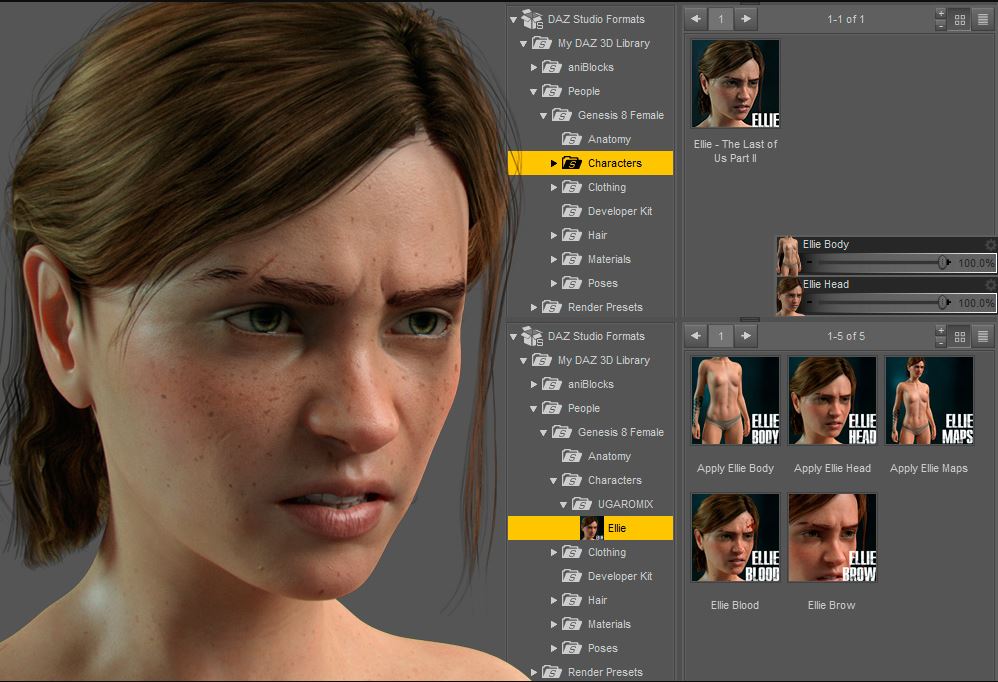 Ellie Young For G8F » TOPGFX | Daz3d Renderosity Poser 3D Stuff Free ...