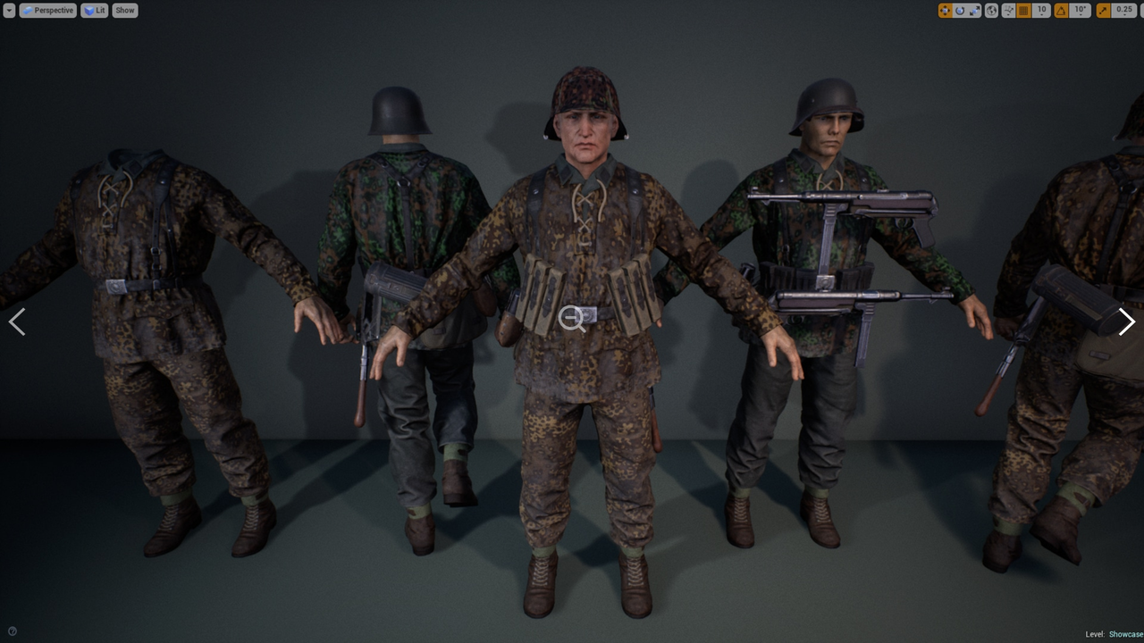 [ Unreal Engine Character ] German Soldier WWII 2025 - Free Daz 3D Models