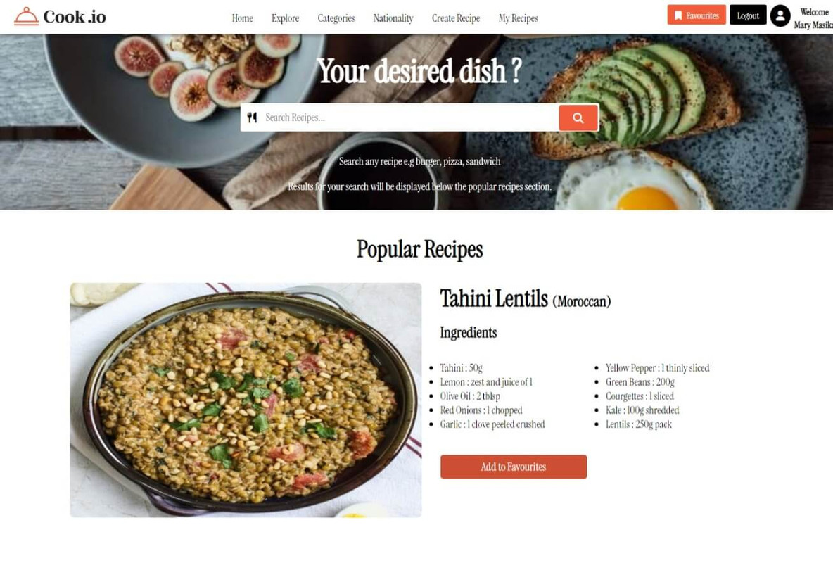 GitHub - KiokoEric/Cook.io: Cook.io is a recipe website that caters to food enthusiasts of all ...