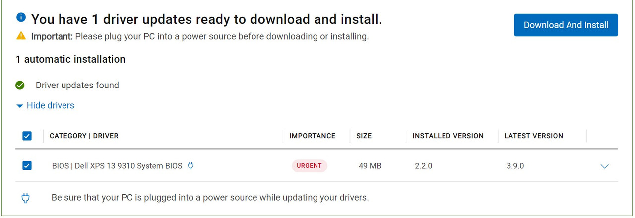 Dell XPS 13 (1310) BIOS/Firmware Update Failure (2.2.0 to 3.9.0) : r ...