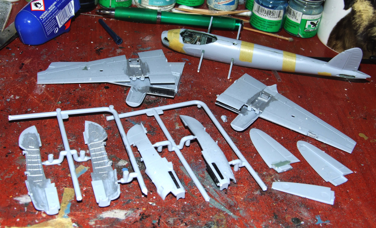 1/72nd New Airfix Mosquito converted using Freightdog Models parts ...