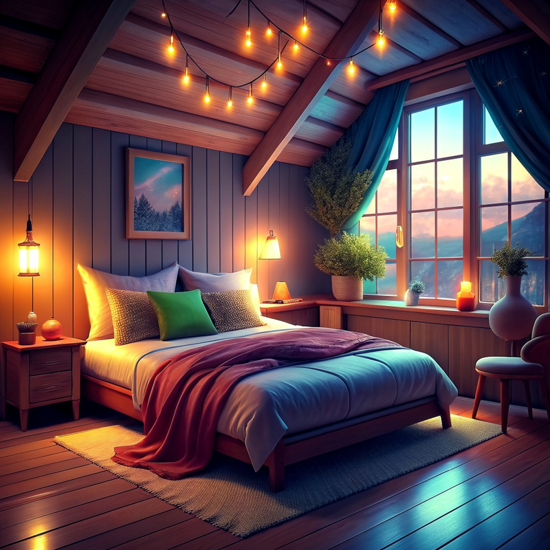cozy sleeping room — Postimages