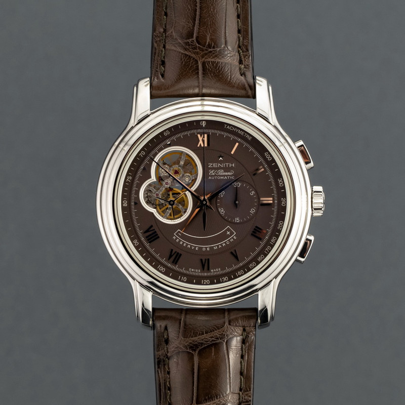 Zenith El Primero Grande Chronomaster XXT Open heart Chronograph ref 03 1260 4021 75 C551 2 ...