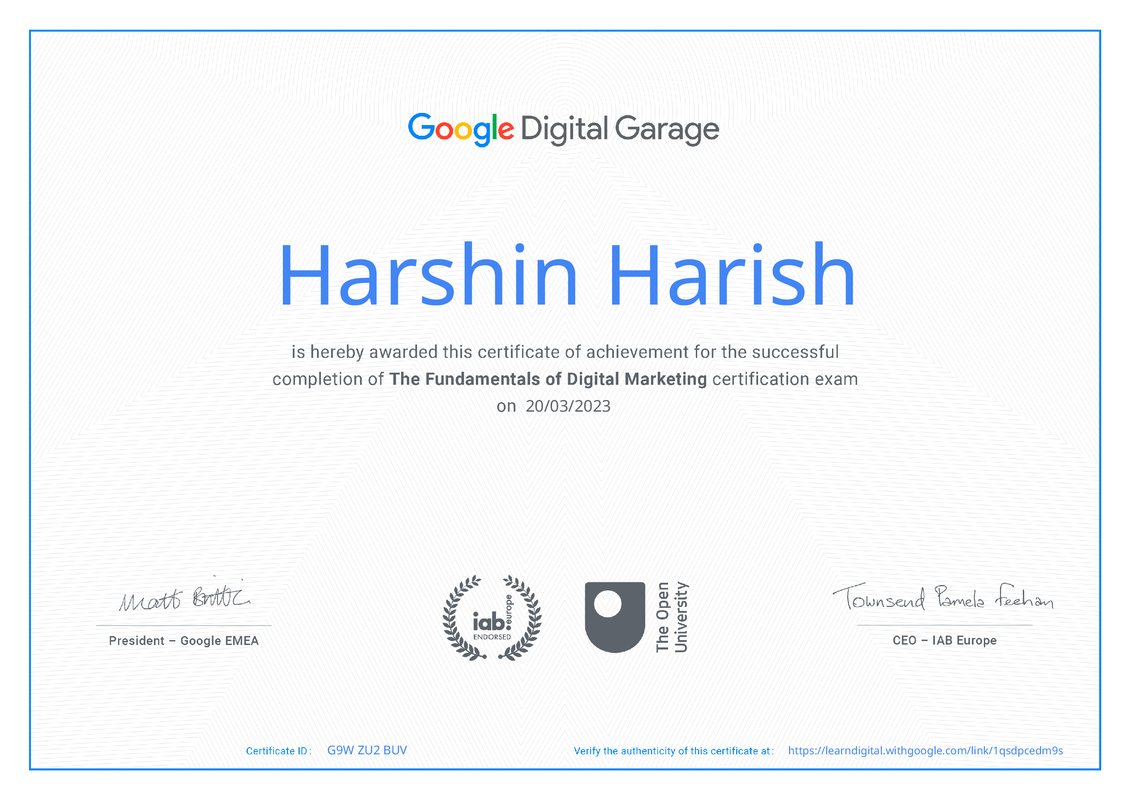 Harshin H - Harshin H | Youtuber | Trader | Social Media Marketing ...