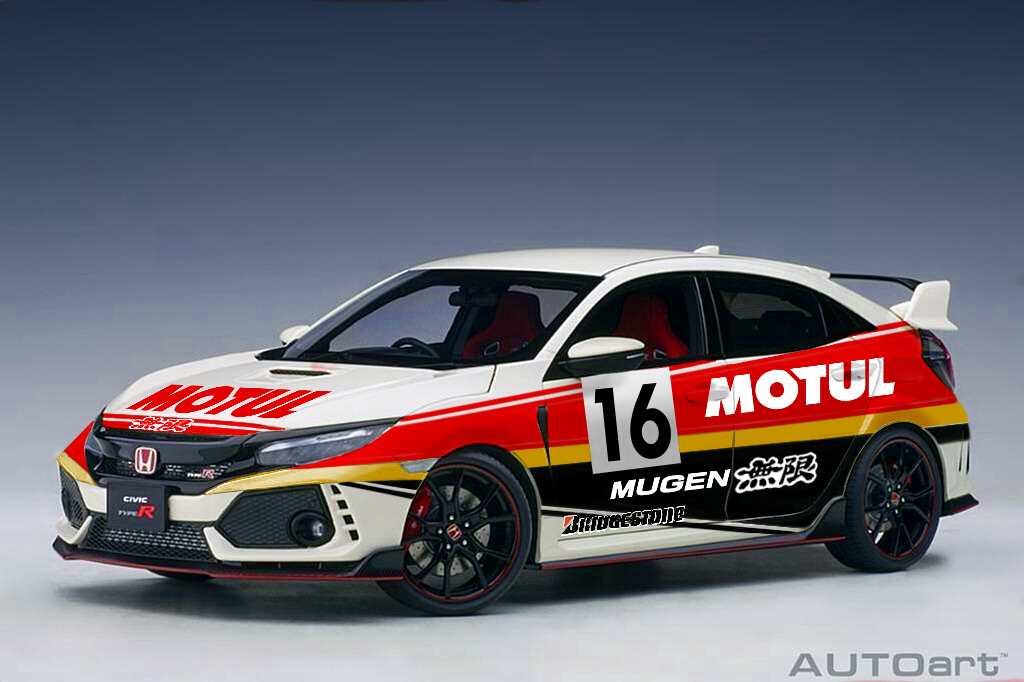 委託模擬彩繪 - Honda CIVIC Type-R FK8 Motul廠車式樣 - mazadfd3s的創作 - 巴哈姆特