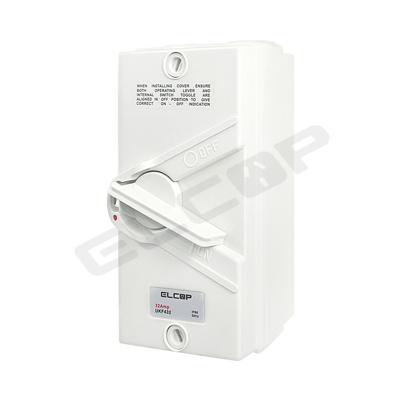 Elcop & Tesla Weatherproof Isolators (1P 20A, 2P 20A, 32A, 3P 63A, 4P ...