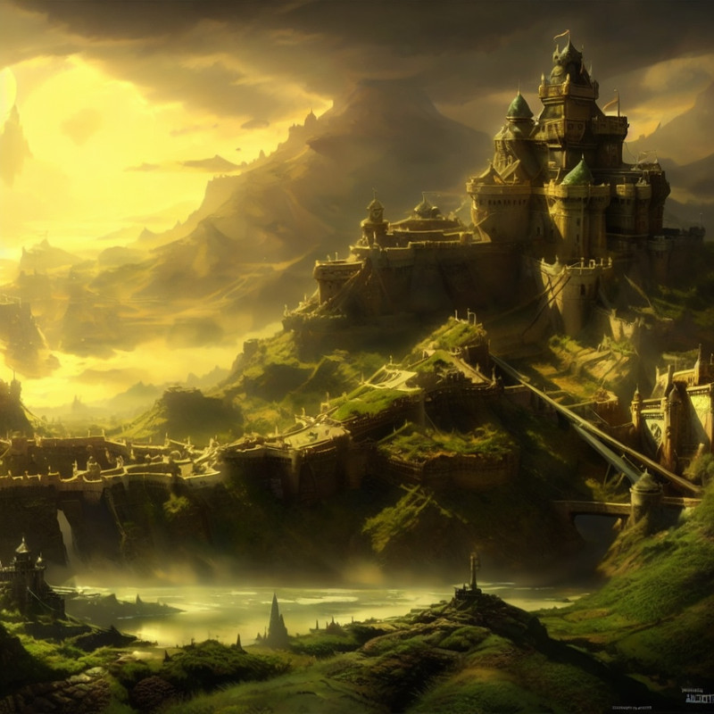 Landscape Concept v11 General Castle Sureal fantasy lands mix 0 ...
