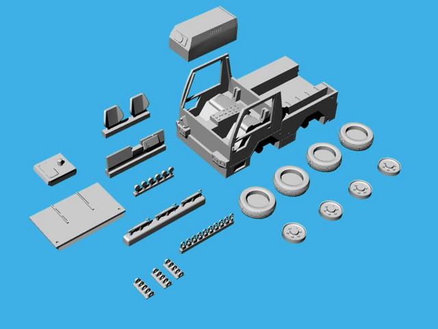 1/72 & 1/48 - Schopf F59 modern RAF/RN tractor resin kit by ...