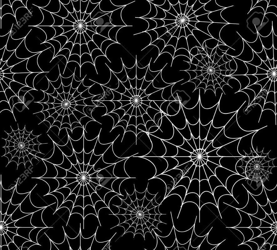 47171969 endless vector texture with spiders web decorative seamless pattern — Postimages