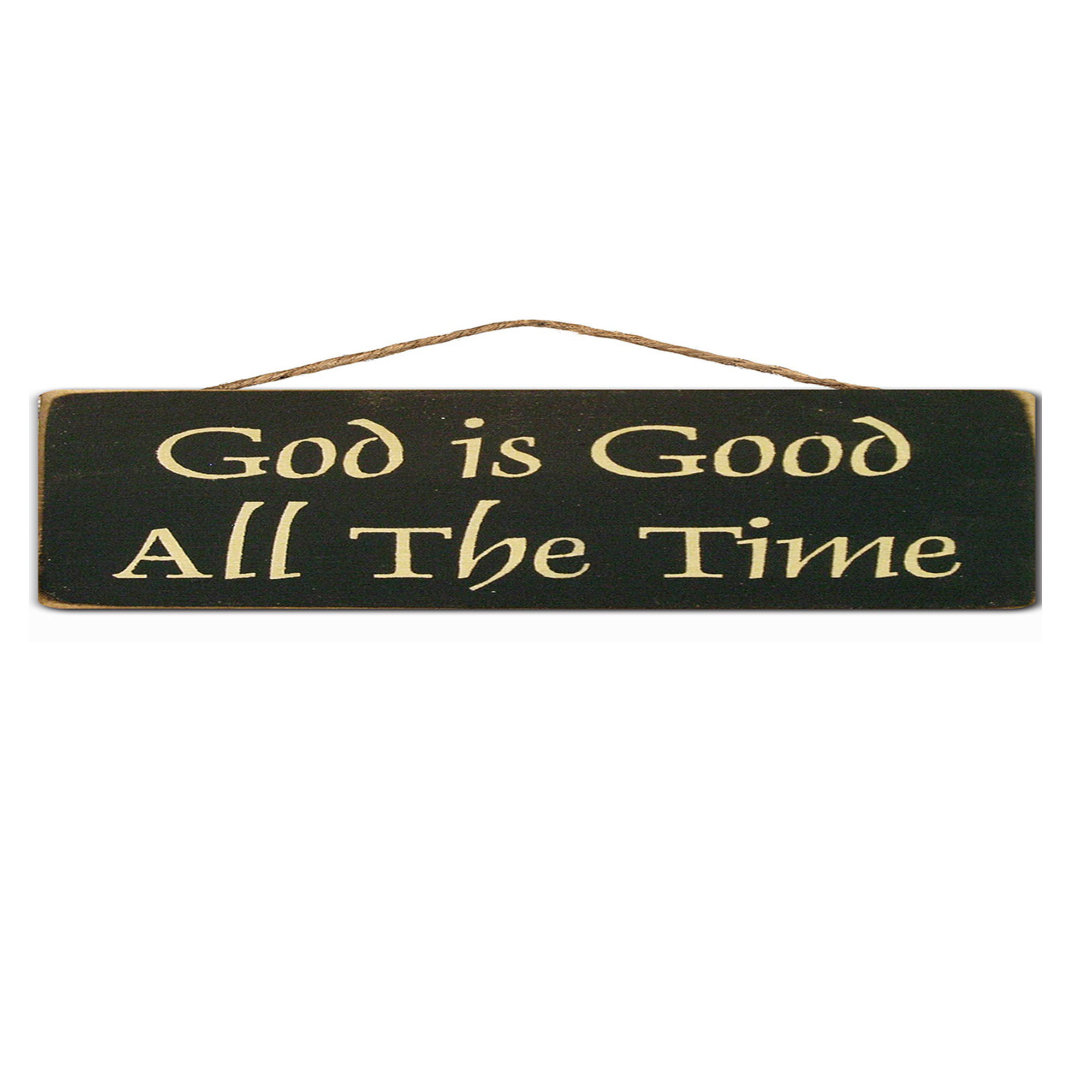 4x16 Inch(10x40 cm) wooden sign plaques God is Good all the time Wood ...