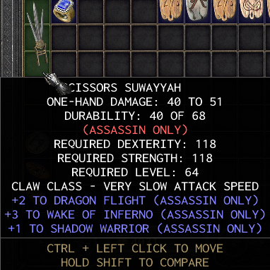 Bring Me This Claw Base - Topic - d2jsp