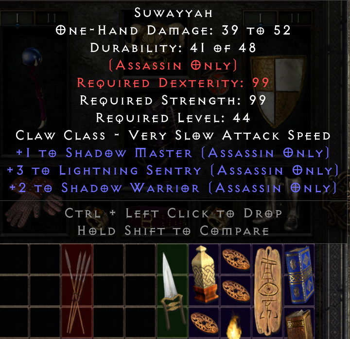 Suwayyah 3ls 2 Shadow Warrior 1 Shadow Master - Topic - d2jsp