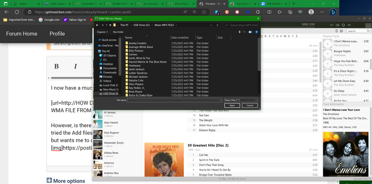 How to Transfer USB/Flash Drive Files to MusicBee?