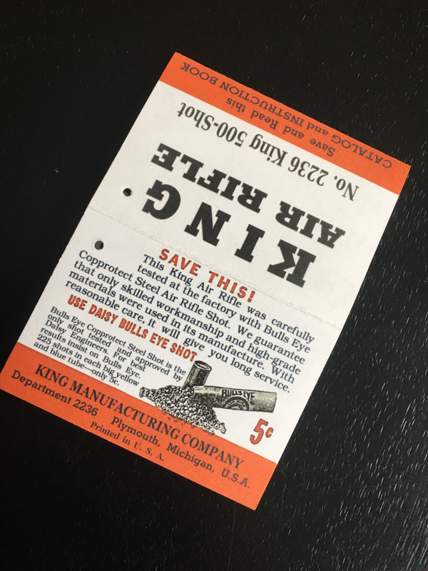 Daisy King Model 2136 Question - DaisyTalk