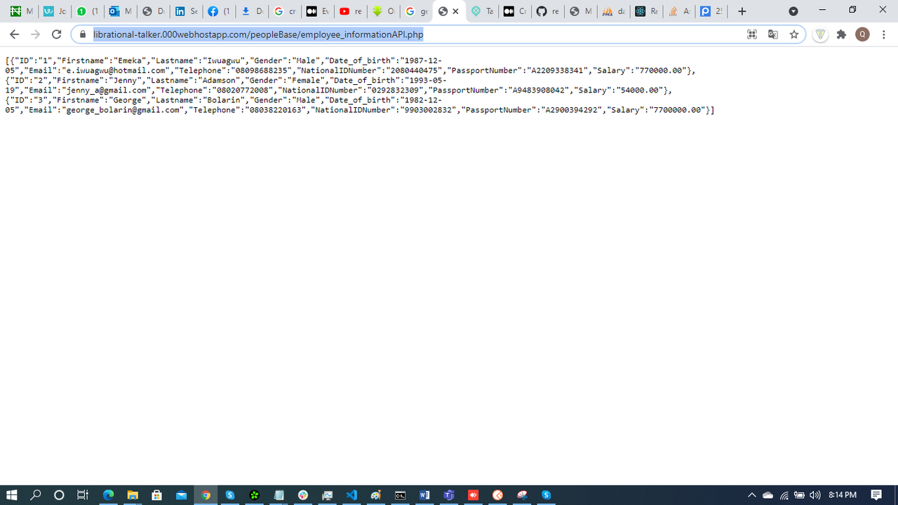 Reactjs Why Is Json From Api Not Rendering On The Table Stack Overflow 6352