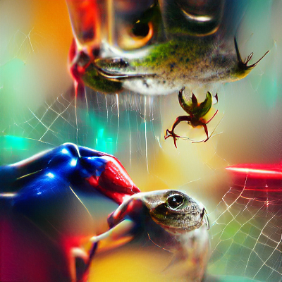 "Spiderfrog?" made with starryai : r/starryai