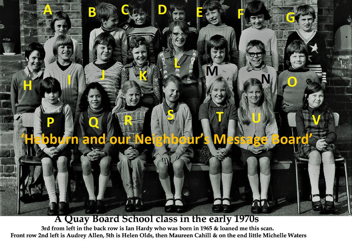 Names Quay School Class early 1970s Copy — Postimages