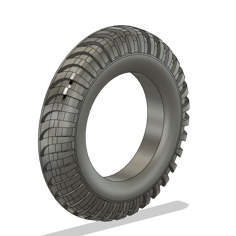 Fusion 360 - adding tread to tyres? - 3D Printing Chat - Britmodeller.com