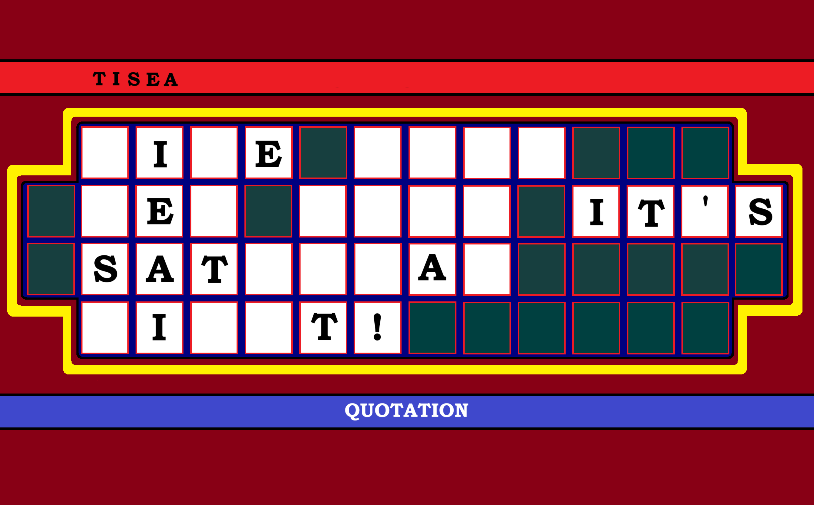 WOF Puzzle — Postimages