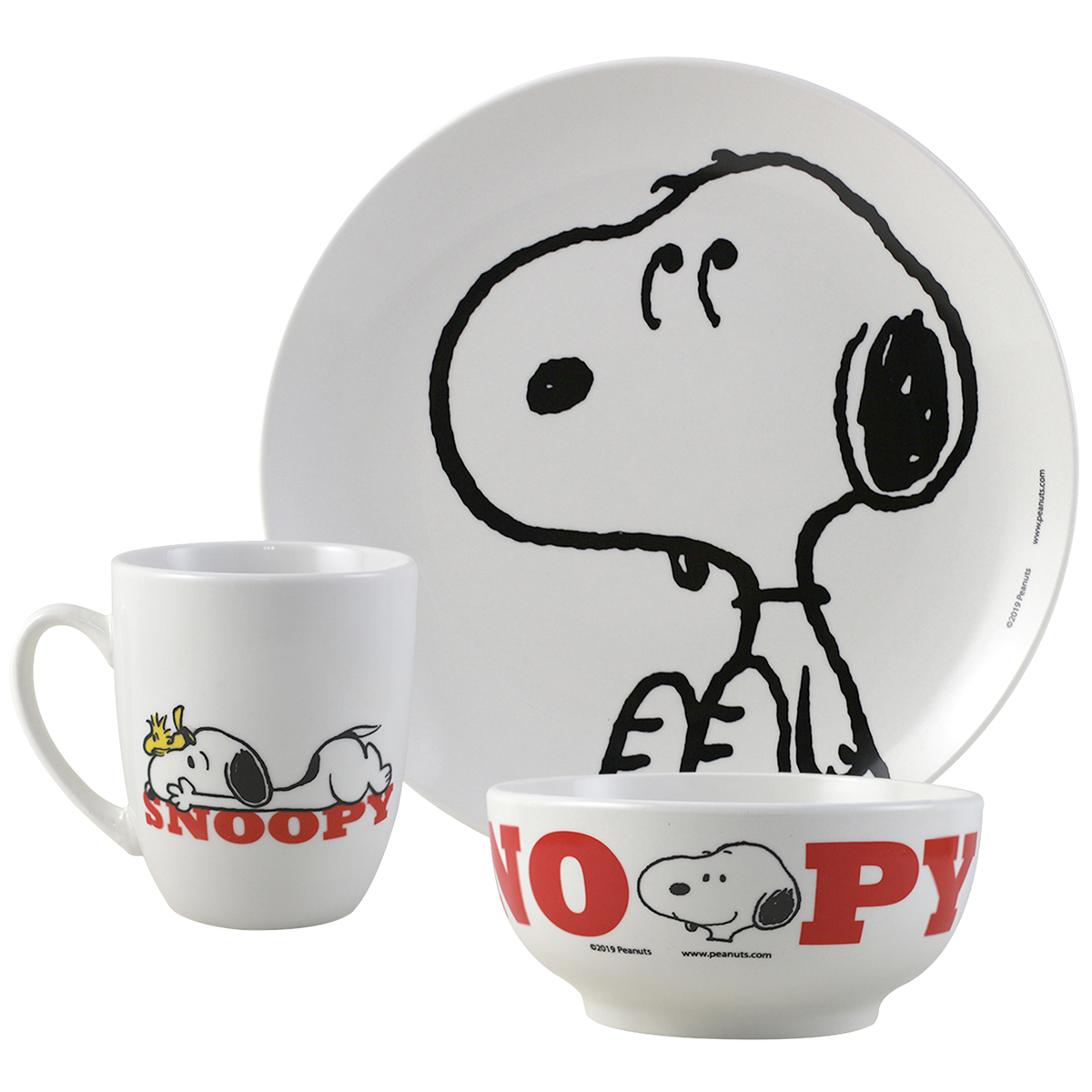 2415 3569 Vajilla 12 piezas Snoopy Fun Kids Ambient21 4891856992559 3 ...