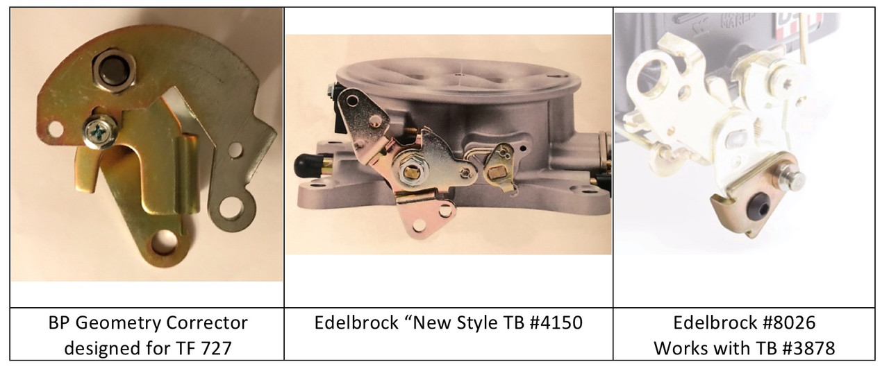 Edelbrock #3878 Throttle Body & TF727 Kickdown | Allpar Forums