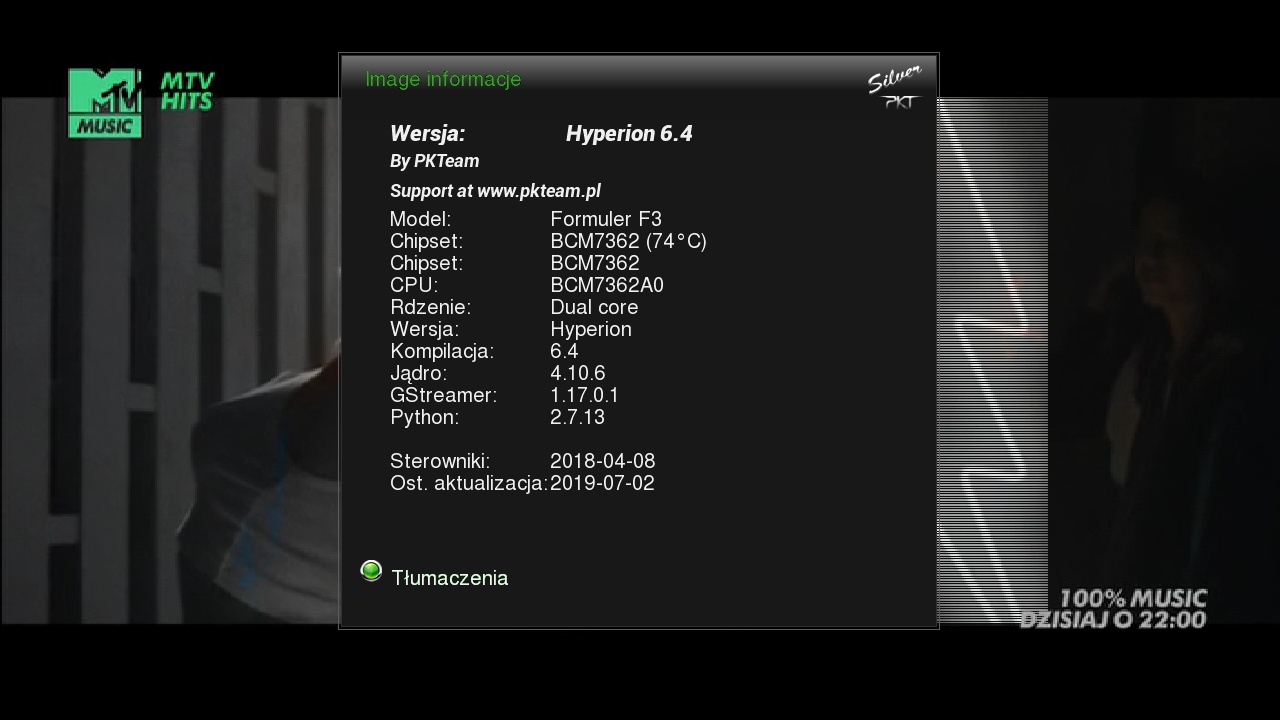 PKT Hyperion 6.4 Enigma2 Image for VU+ Zero - VU+ ZERO - Linux ...