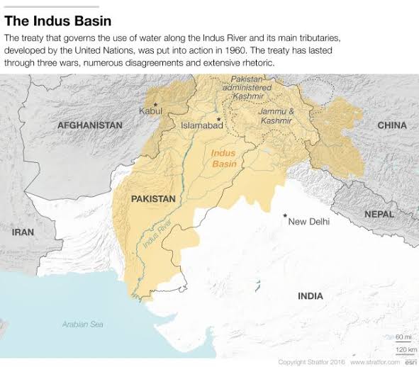 High quality map of Indus River Basin(don't confuse it with IVC span ...