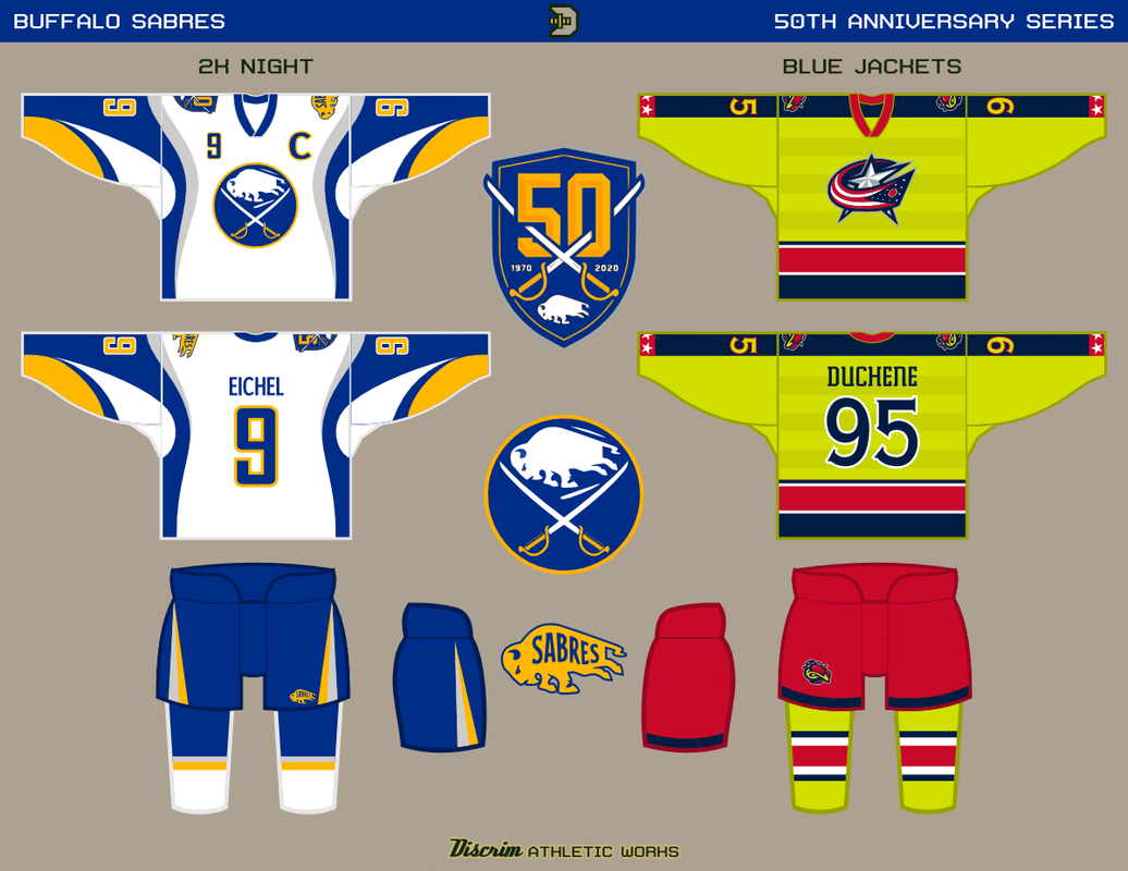 Sabres 50th Anniversary Series - Concepts - Chris Creamer's Sports ...