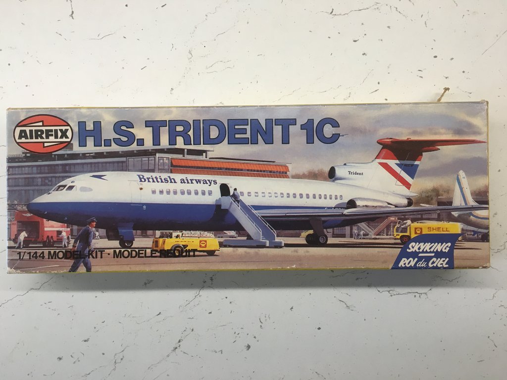 Airfix Hawker Siddeley Trident 1C - 1/144 - The Unofficial Airfix ...