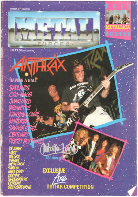 Metal Forces #40 (June 1989) [UK Zine] • Heavy Metal Rarities Forum