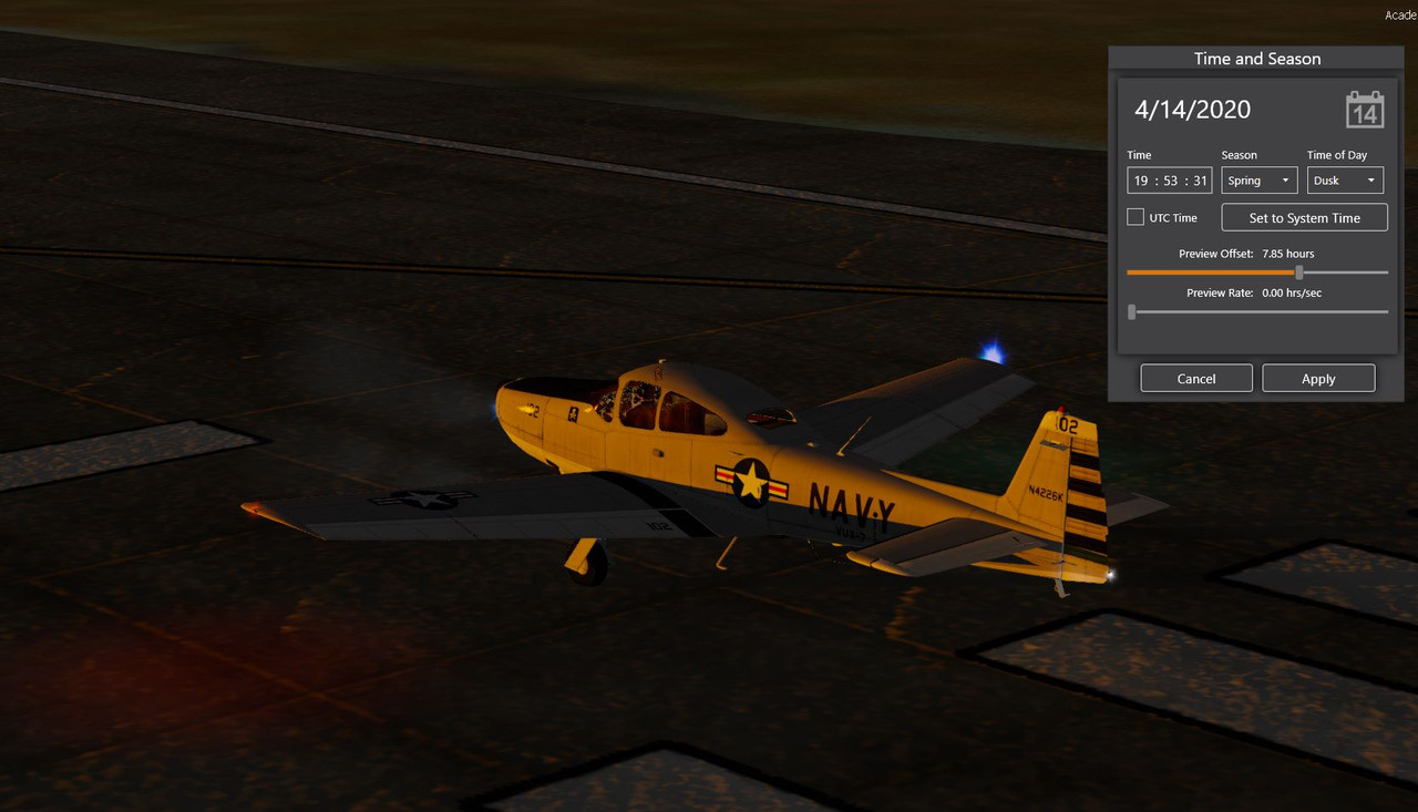 P3D V5.4 aircraft landing light reflection on runway - The Prepar3d Forum - The AVSIM Community