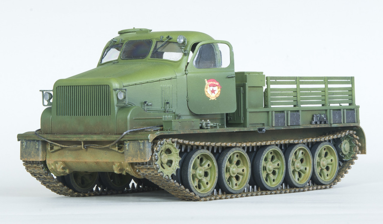 Soviet Russian heavy artillery tractor AT-T - Ready for Inspection ...