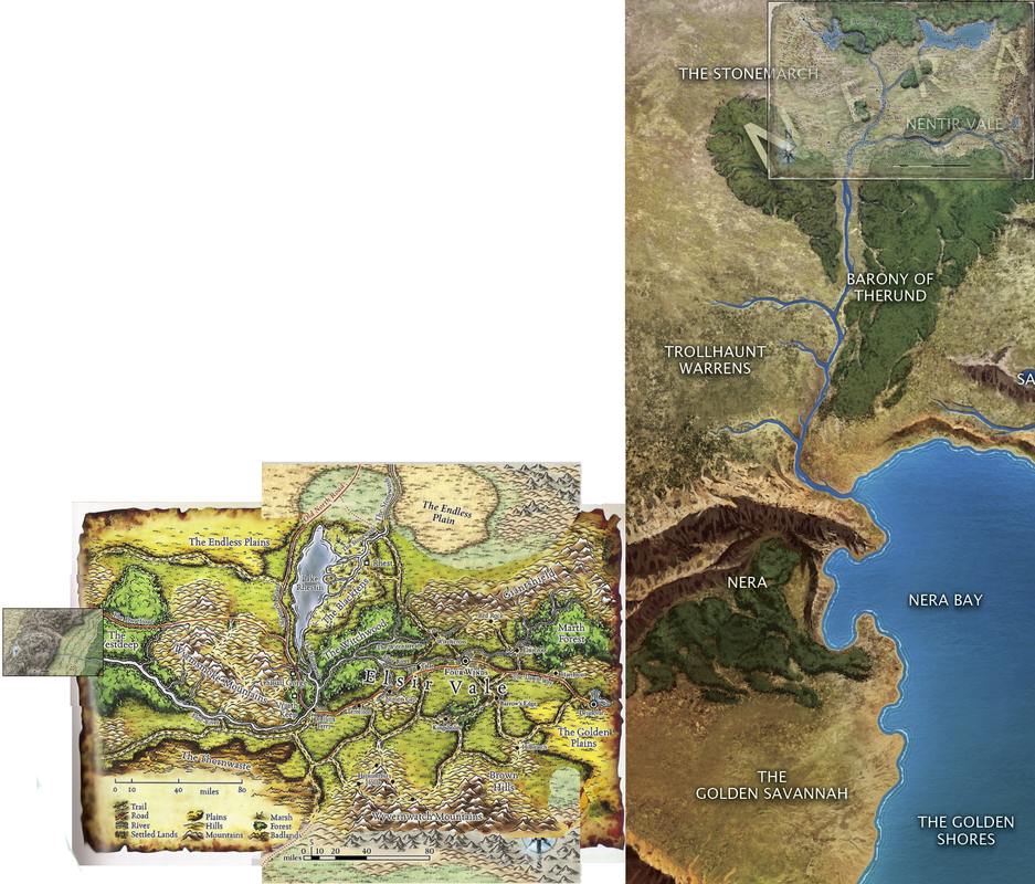 composite map Nentir Vale, Elsir Vale, and Stonehome Mountains — Postimages