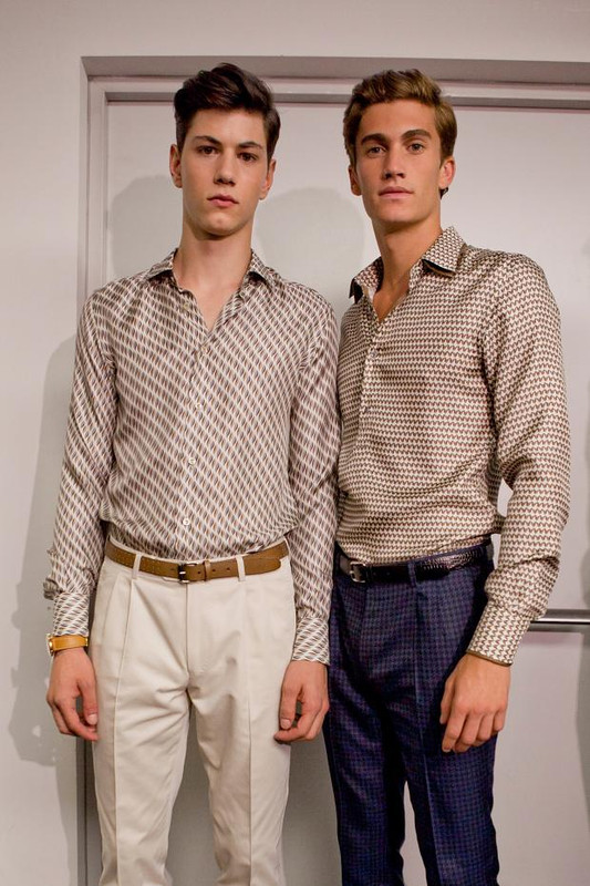 ermenegildo zegna mens backstage spring summer 2 — Postimages