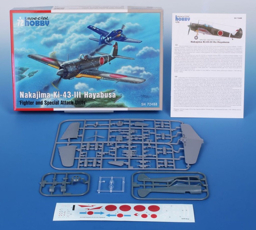 1/72 - Nakajima Ki-43 Hayabusa/"Oscar" by Special Hobby (SH) - released ...