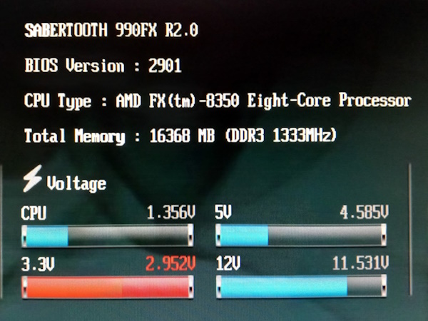 Question - Asus Motherboard Bios Voltage Graph Is Red | Tom's Hardware ...