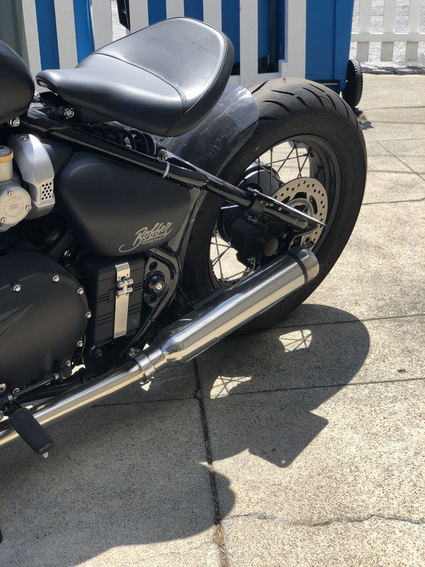 Custom Carbon Fiber Fenders & Tail Tidy | Triumph Bobber Forum