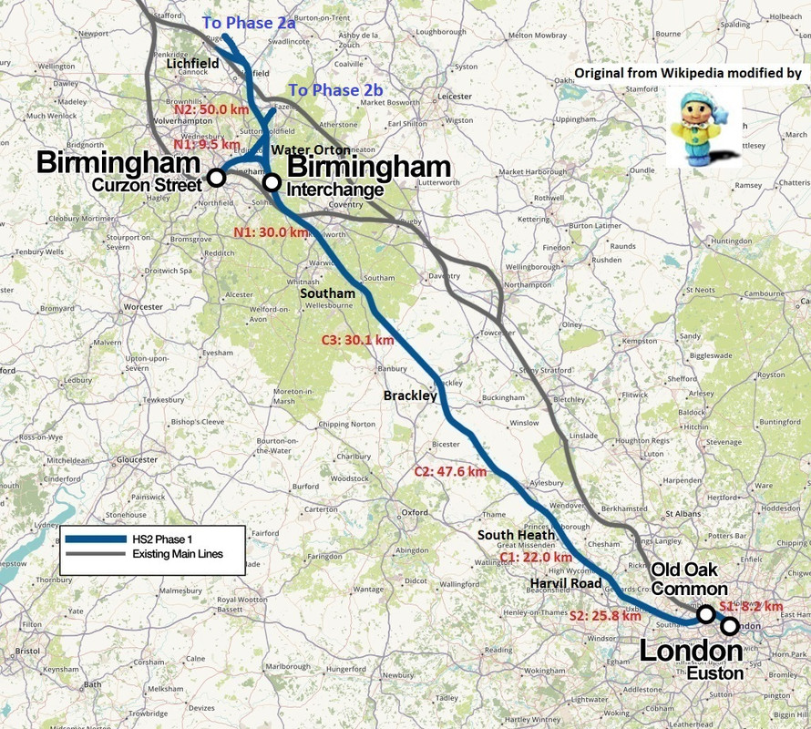 HS2 | Phase 1 | London to Birmingham | 140mi/225km | U/C | Page 33 ...